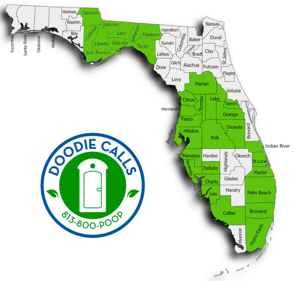 Doodie Calls Service Area | Doodie Calls